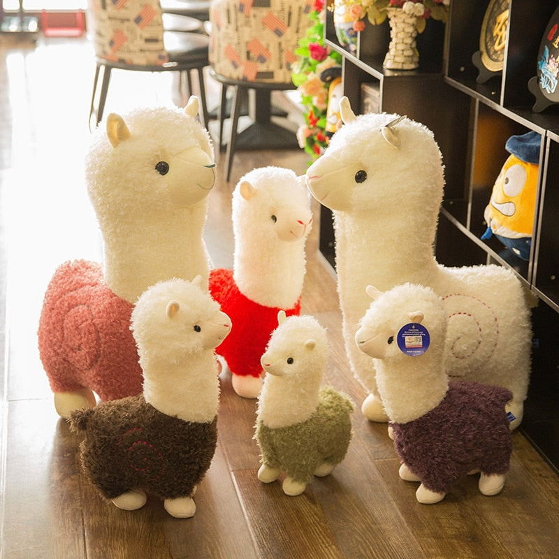 Stuffed Llama Plushie 28-46cm - available in 6 colours! – Cute Plushie ...